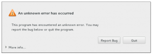 安装linux/Centos系统出现An Unknown Error Has Occurred报错原因和解决方法 - Sleep's Blog